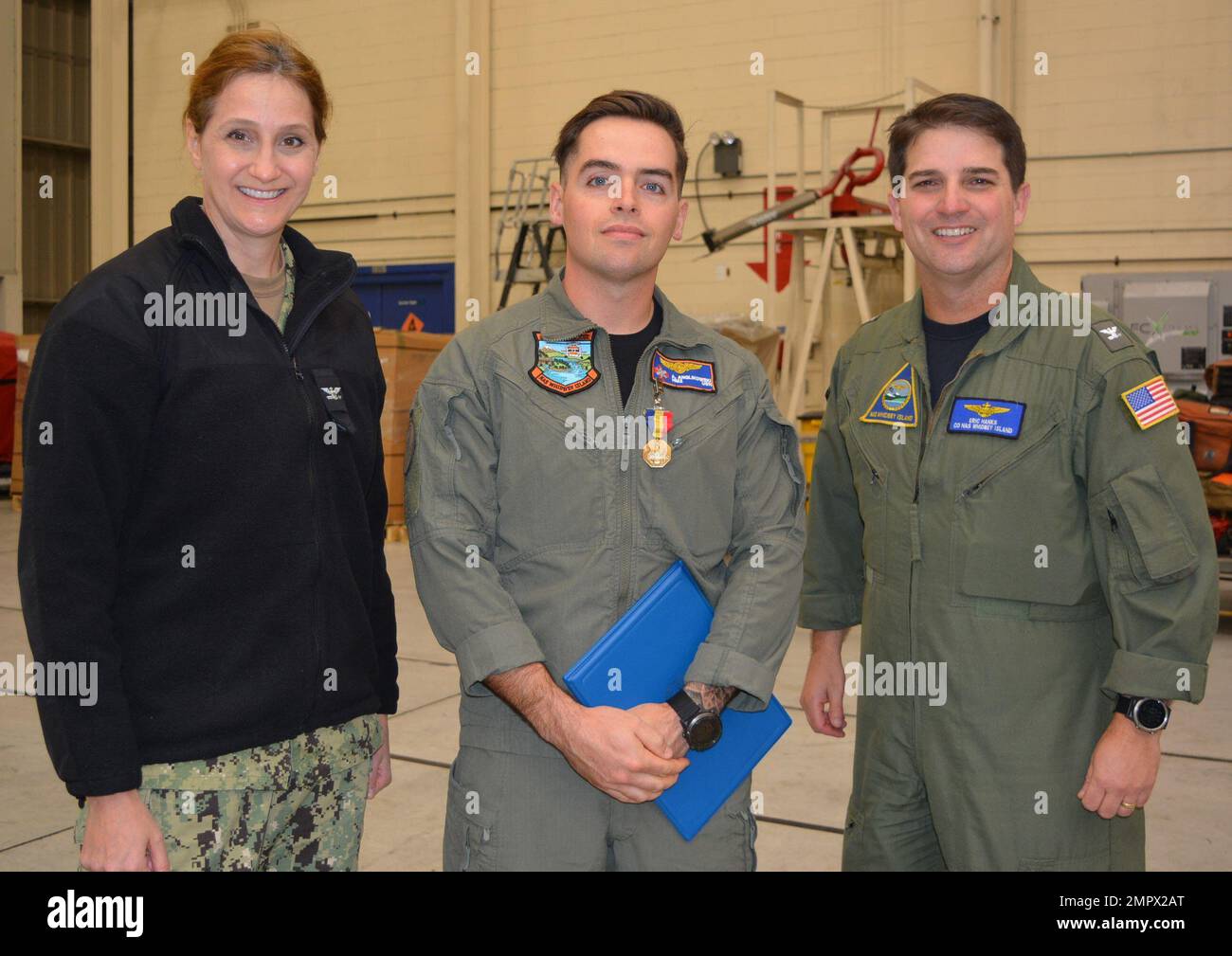 Left to right - NHCOH Director and NMRTCOH CO Capt Juliann Althoff, PO2 ...