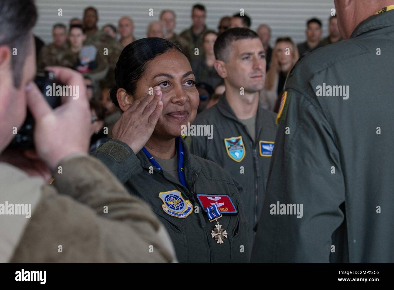 U.S. Air Force Capt. Leslie Green, 375th Air Expeditionary Squadron ...
