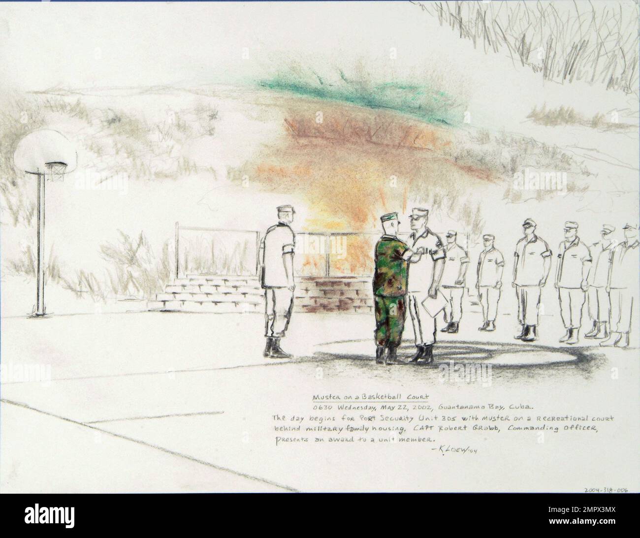 0630 Wednesday, May 22,2002, Guantanamo Bay, Cuba. The day began for ...