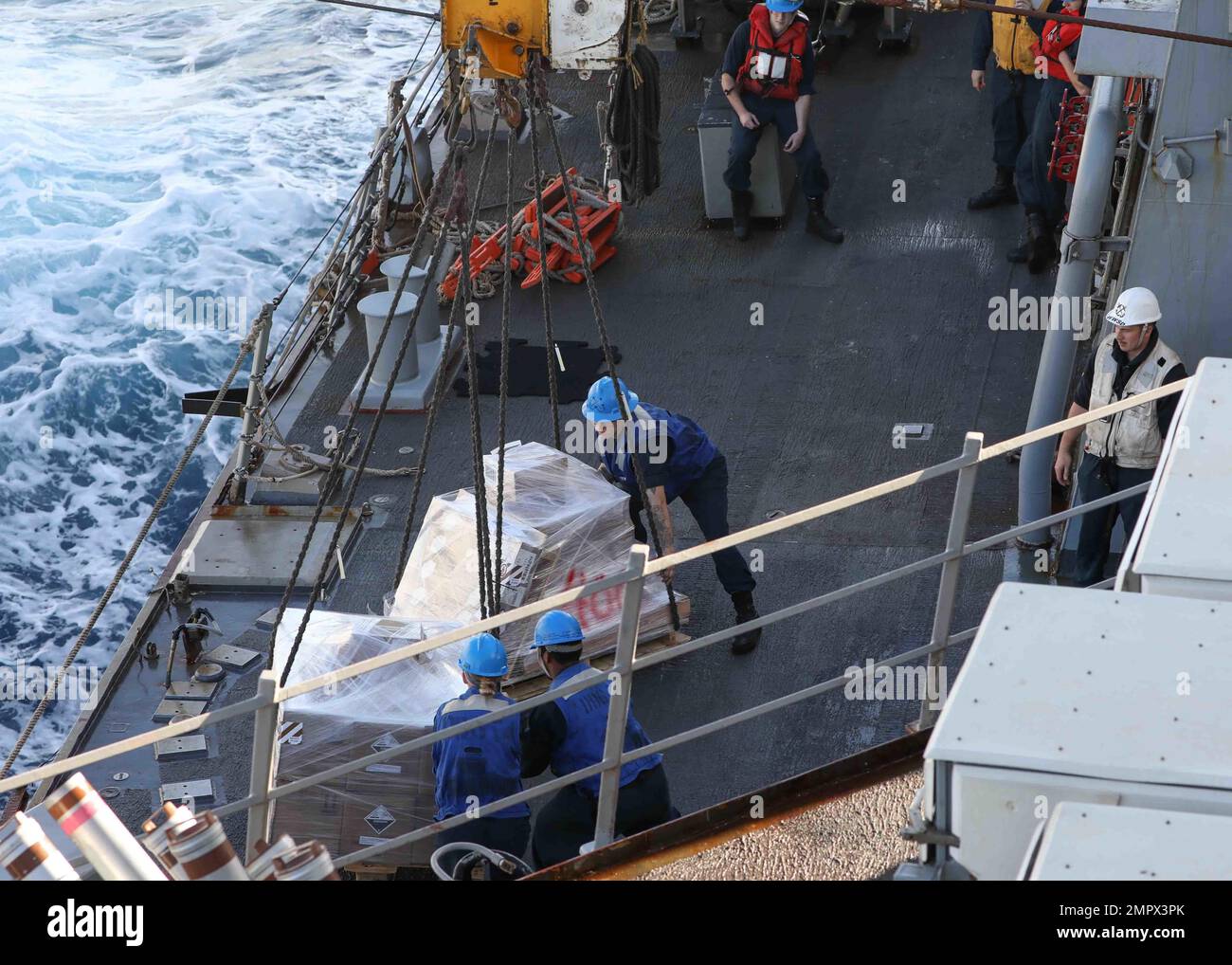 The Arleigh Burke-class guided-missile destroyer USS McFaul (DDG 74 ...