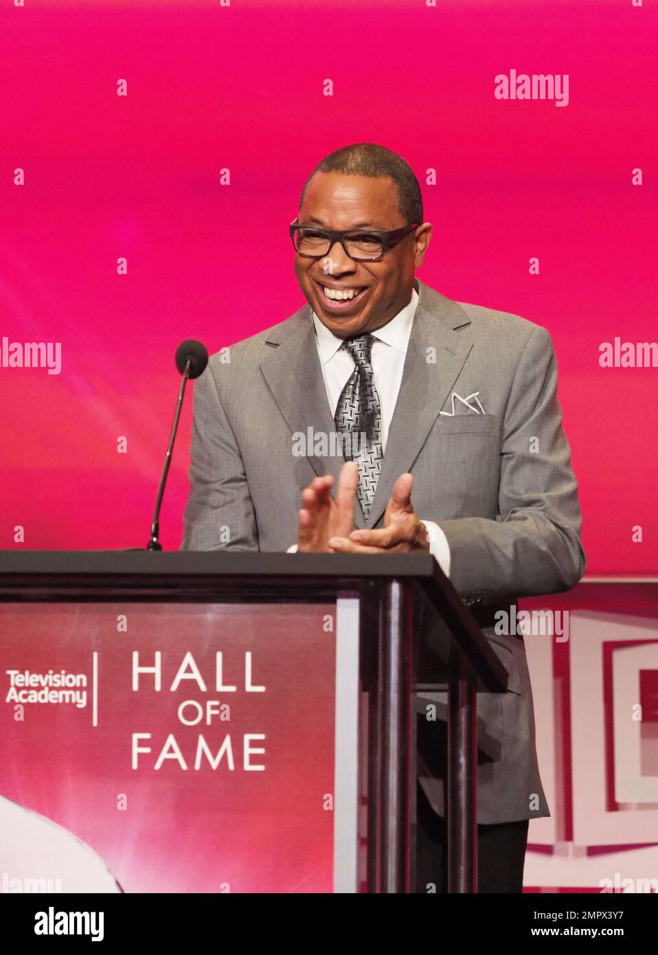 Hayma Washington, Chairman and CEO of the Television Academy welcomes a ...