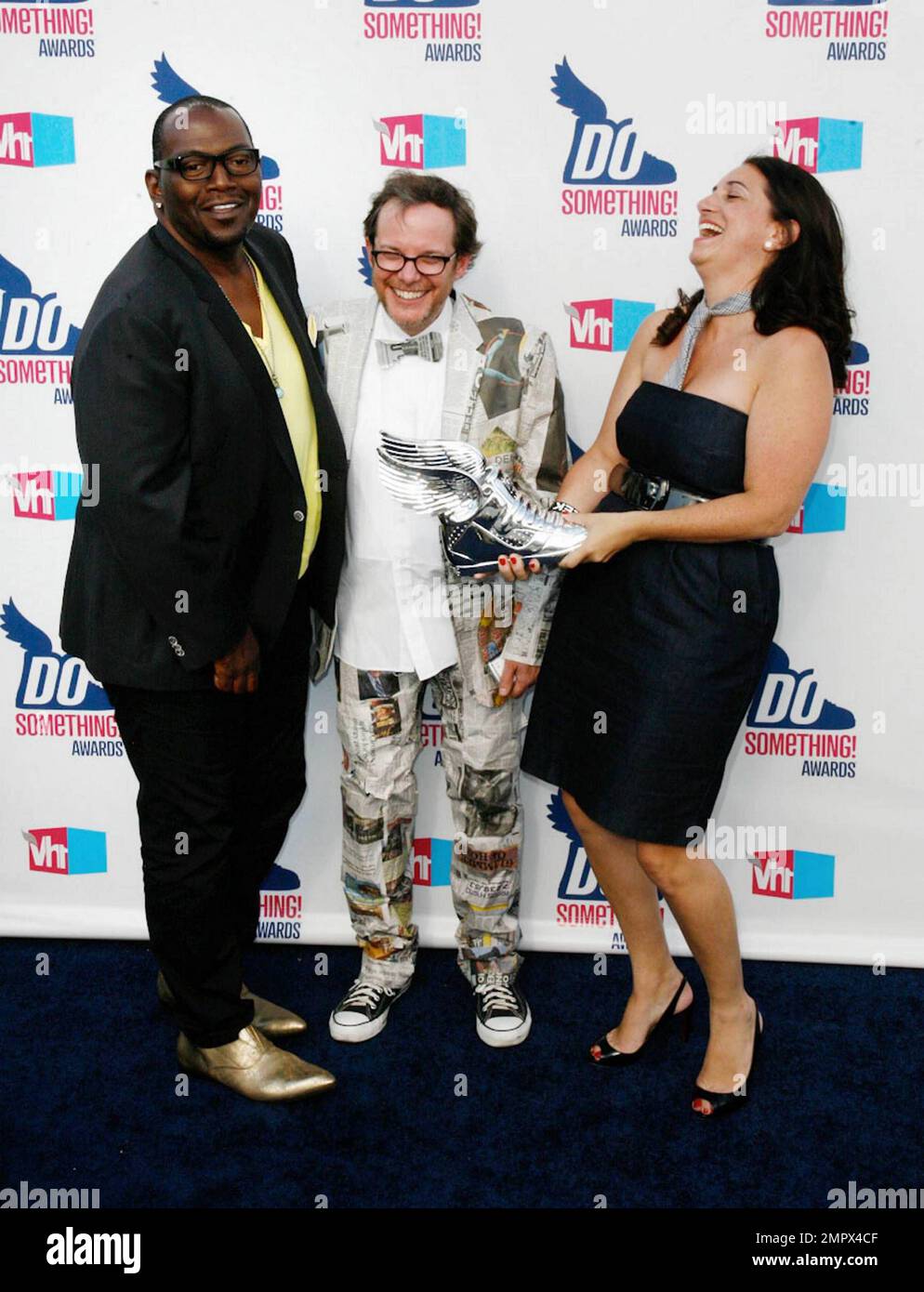 Randy Jackson, Tom Calderone and Nancy Lublin arrive at Hollywood ...