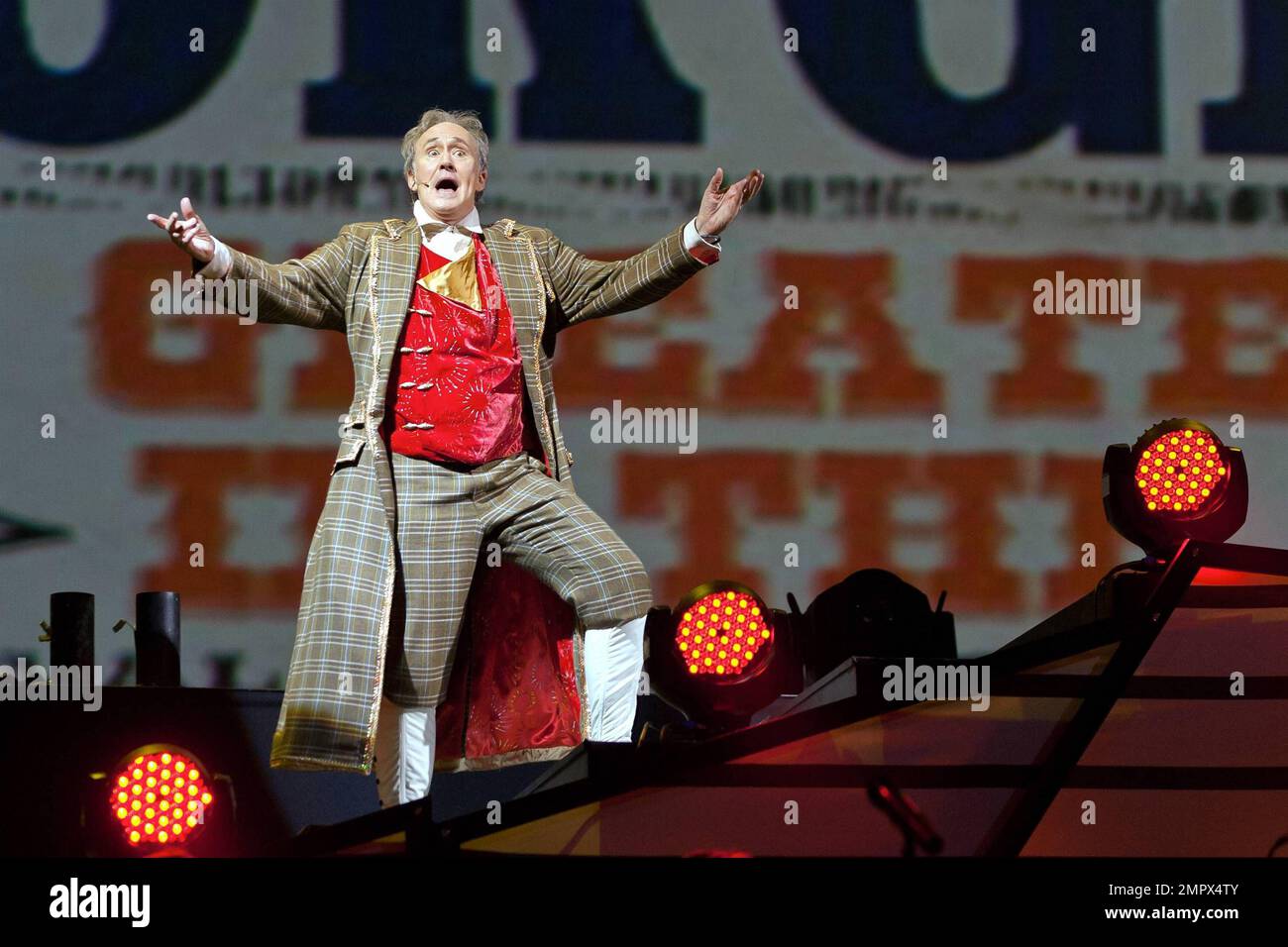 Nigel Planer plays the character of Vorgenson, the Greatest Showman in ...