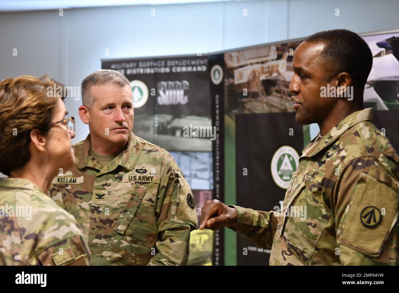 Maj. Gen. Gavin A. Lawrence (right), Military Surface Deployment and ...