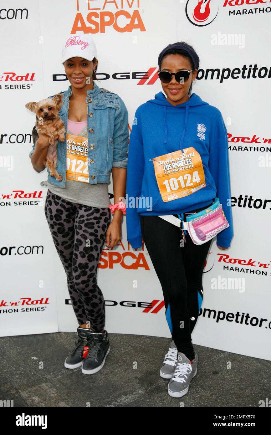 Vanessa Simmons and Angela Simmons attend the Dodge Rock 'N' Roll Los ...