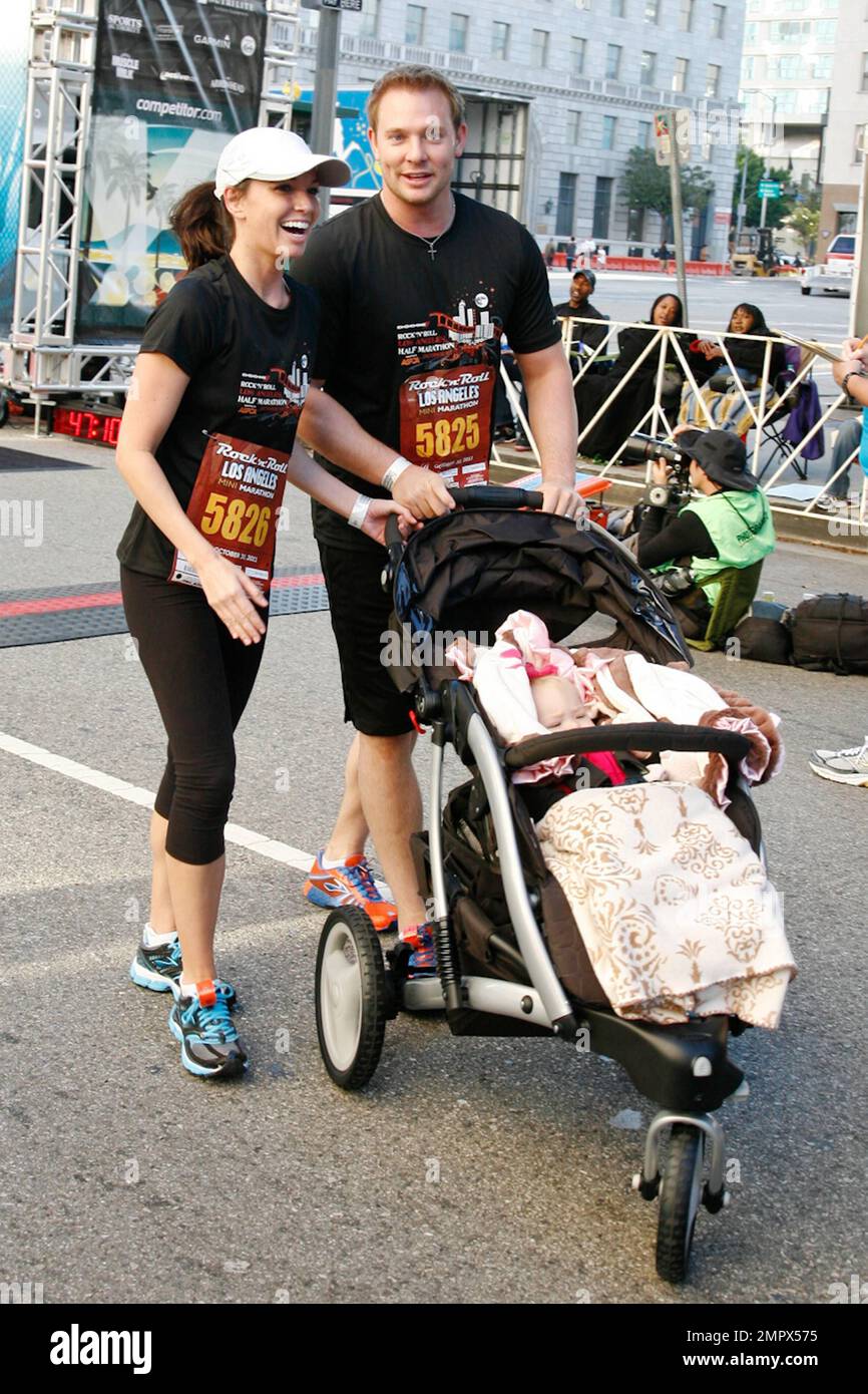 Melissa Rycroft, husband Tye Strickland, and daughter Ava Grace attend ...