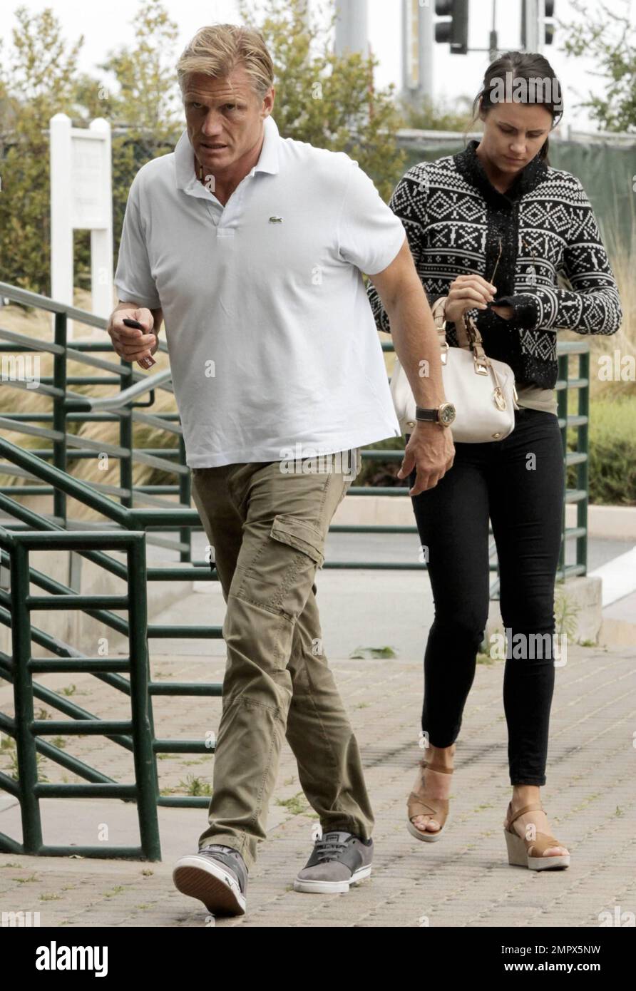 Swedish actor, martial artist and "The Expendables" star Dolph Lundgren ...