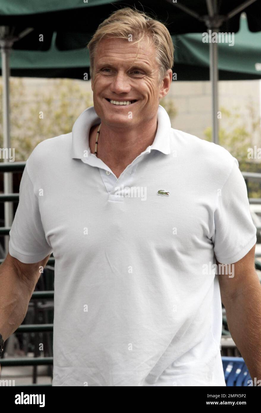 Swedish actor, martial artist and "The Expendables" star Dolph Lundgren ...