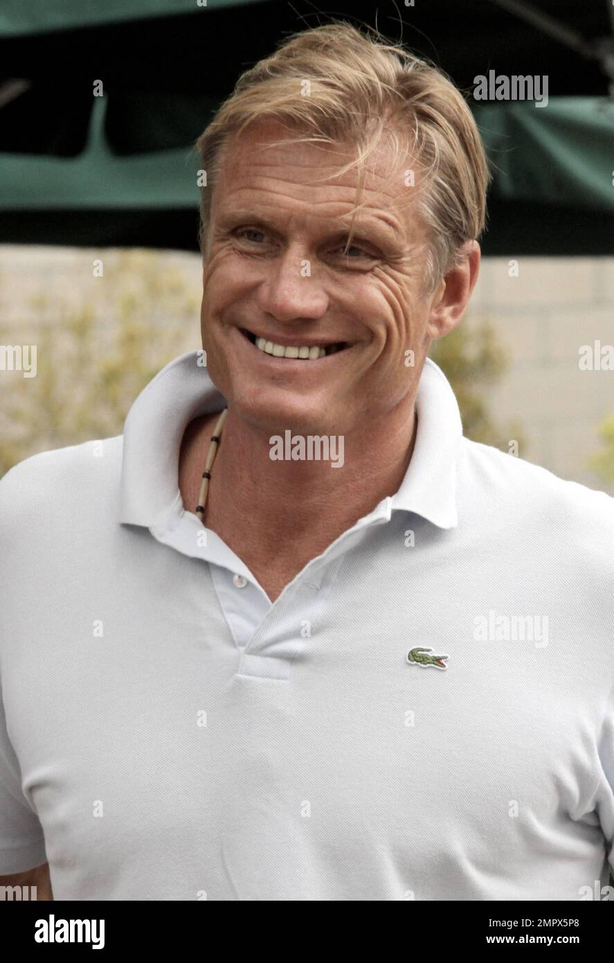 Swedish actor, martial artist and "The Expendables" star Dolph Lundgren ...