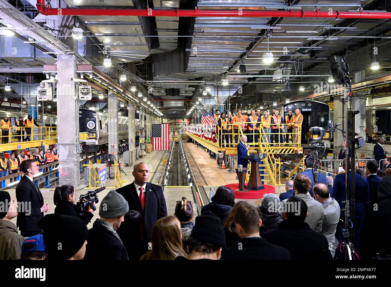 New York, USA. 31st Jan, 2023. U.S. President Joe Biden speaks on the ...