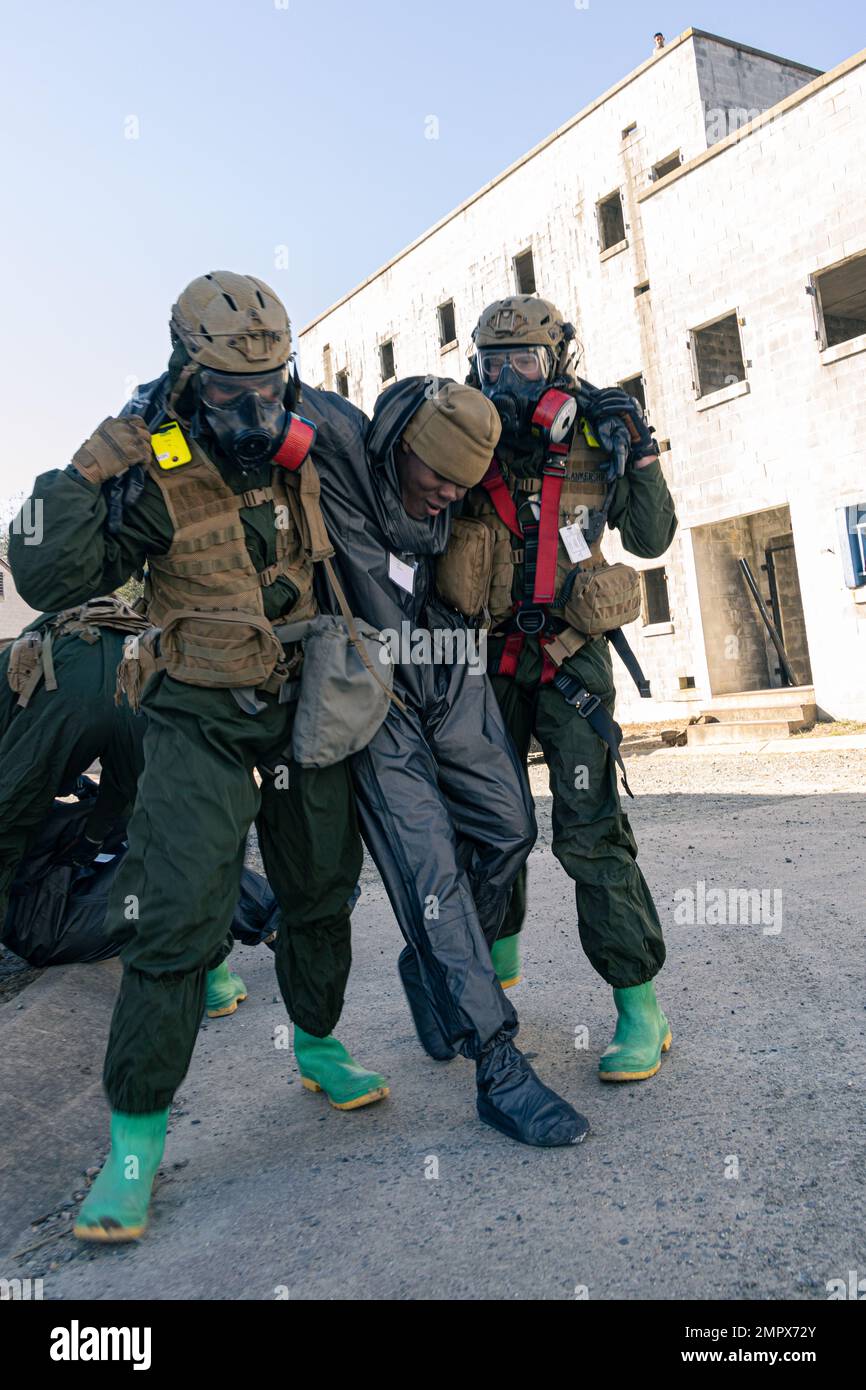 U.S. Marines with Chemical Biological Incident Response Force (CBIRF ...