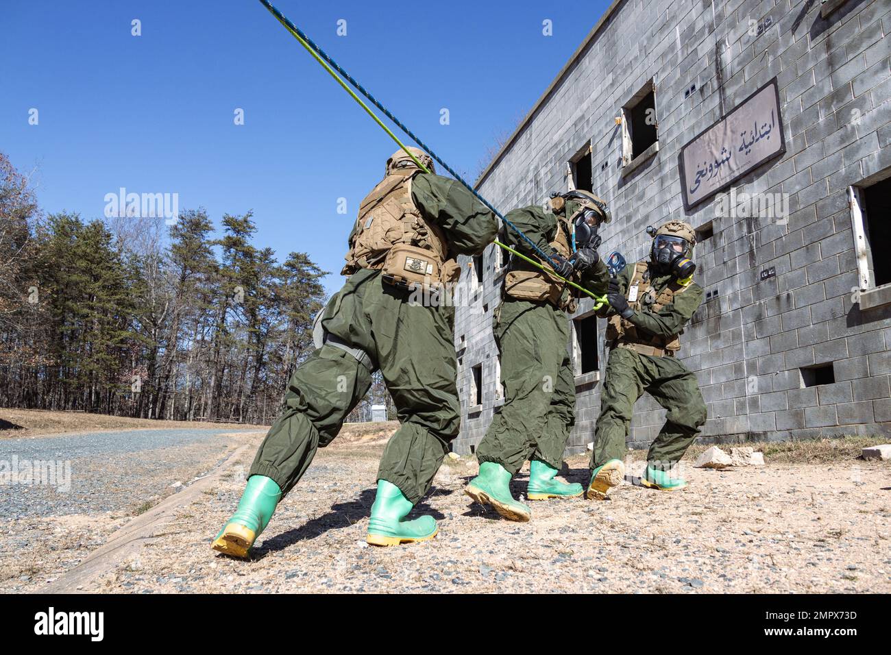 U.S. Marines with Chemical Biological Incident Response Force (CBIRF ...