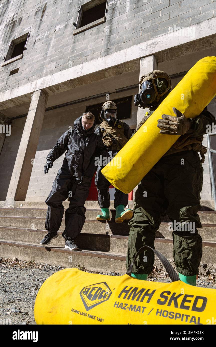 U.S. Marines with Chemical Biological Incident Response Force (CBIRF ...