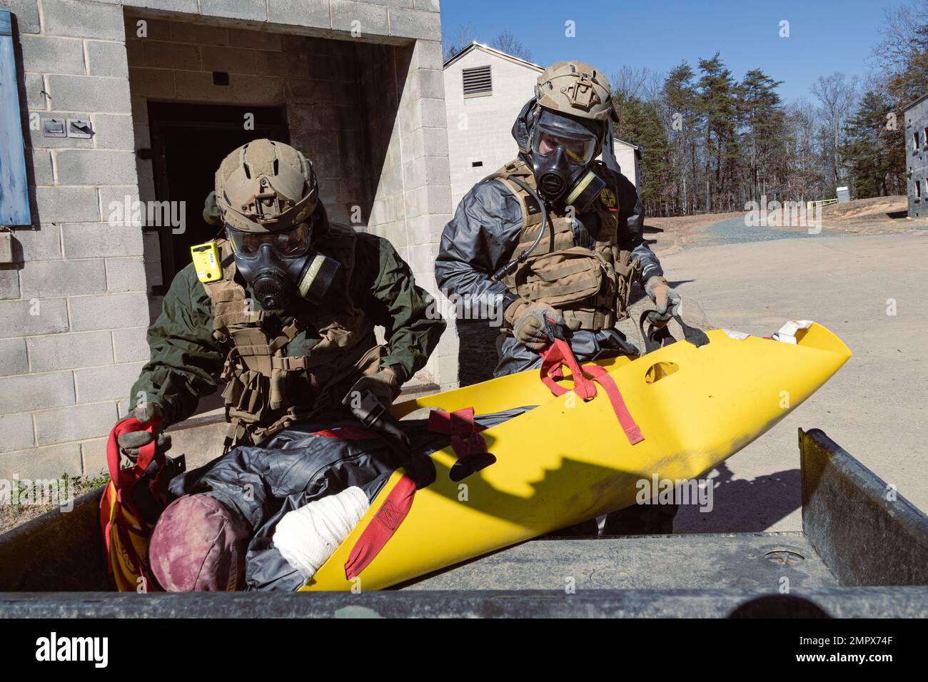 U.S. Marines with Chemical Biological Incident Response Force (CBIRF ...