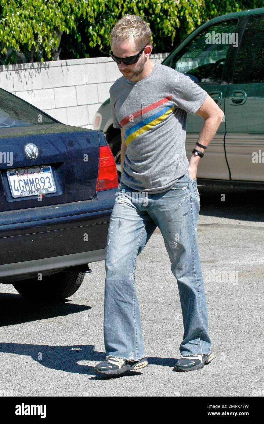 Even the stars have bad days. "Lost" star Dominic Monaghan looks as ...