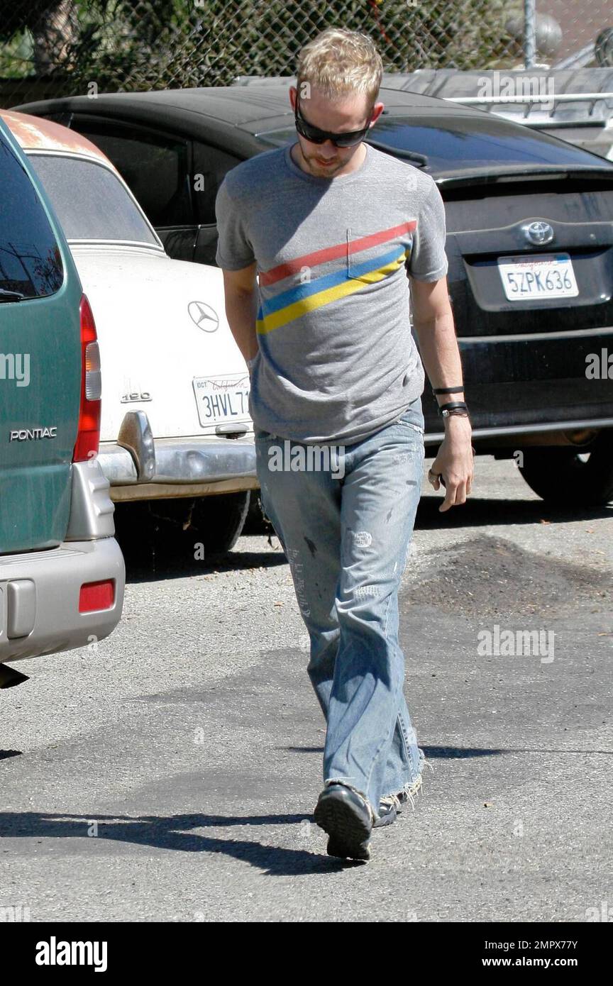 Even the stars have bad days. "Lost" star Dominic Monaghan looks as ...