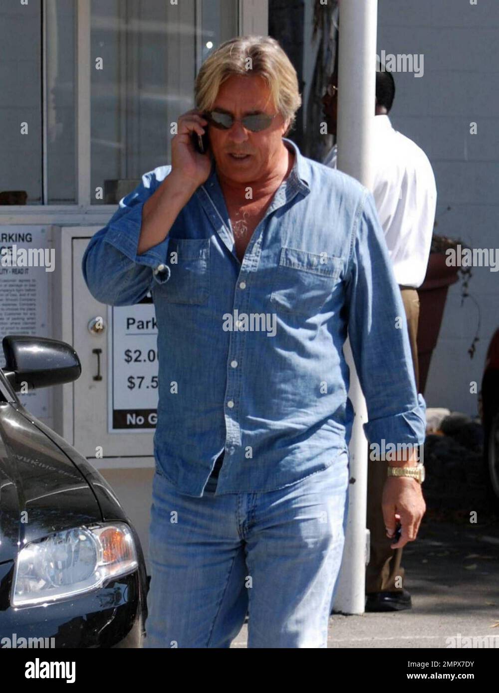 Miami Vice actor Don Johnson lunches with pals. Johnson is reportedly ...