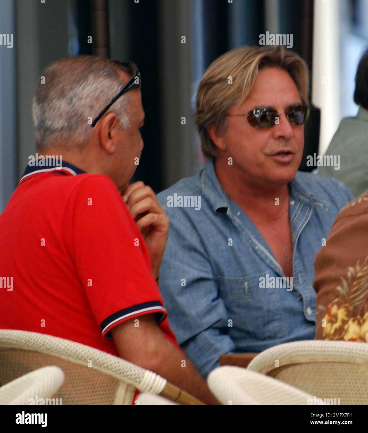 Miami Vice actor Don Johnson lunches with pals. Johnson is reportedly ...