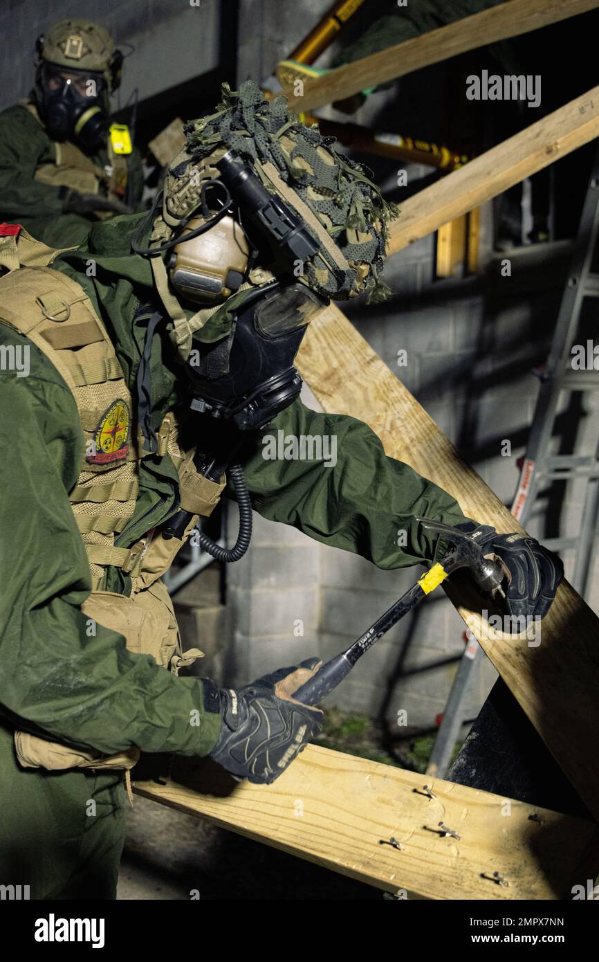 U.S. Marines with Chemical Biological Incident Response Force (CBIRF ...