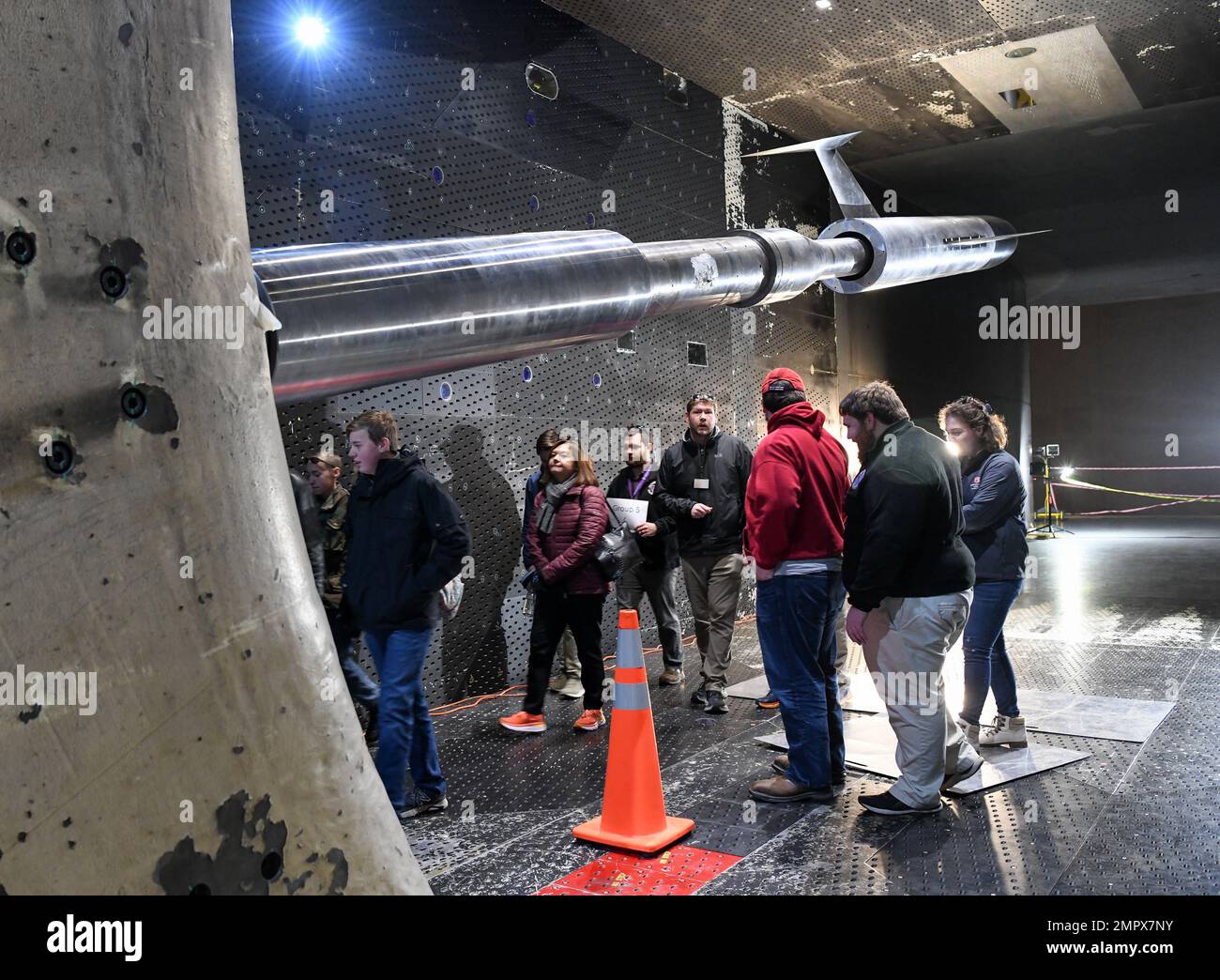 Attendees of the 716th Test Squadron Open House and Family Day walk ...