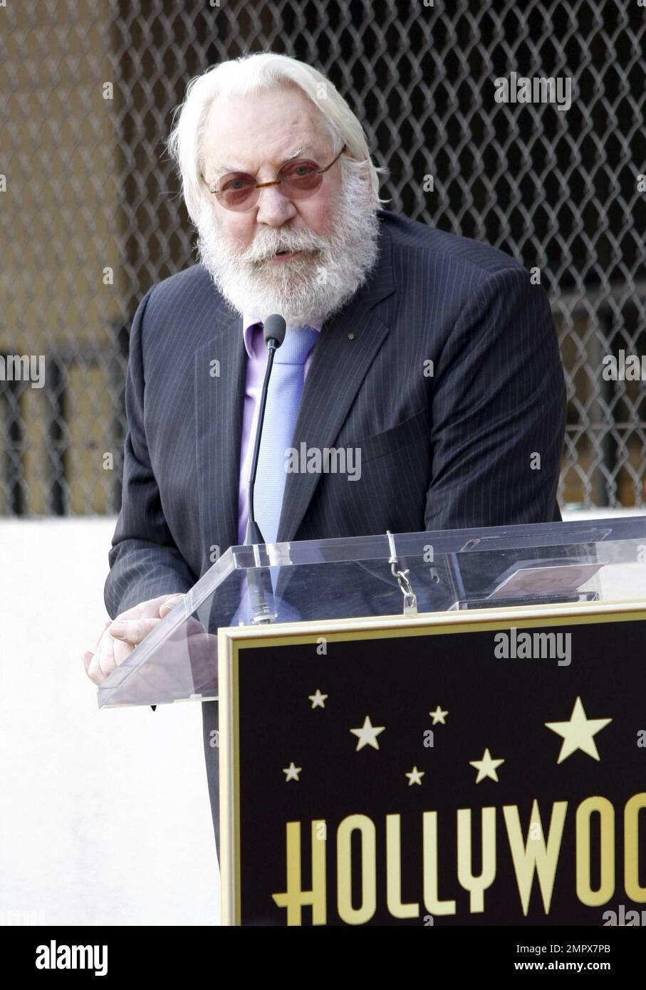 Actor Donald Sutherland is joined by family and friends including actor ...
