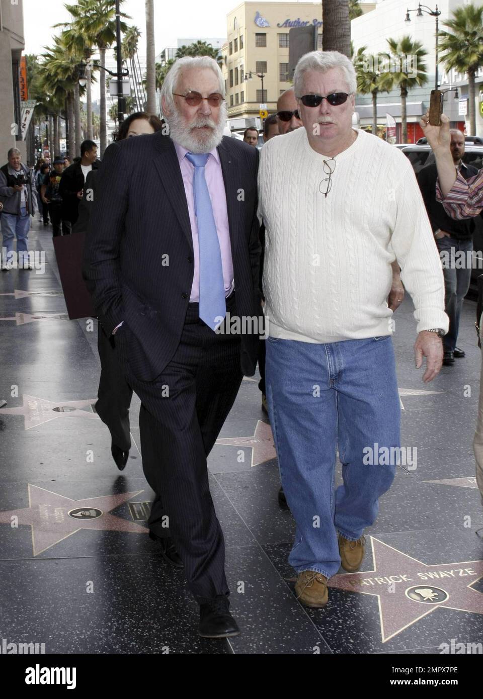 Actor Donald Sutherland is joined by family and friends including actor ...