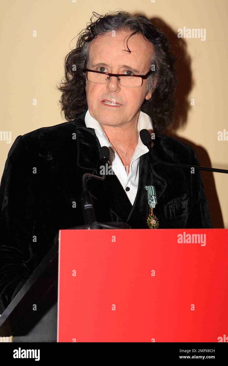 Scottish singer-songwriter Donovan receives the Officier in the Order ...