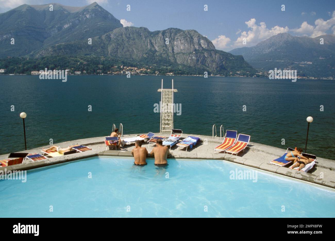 Swimming pool bellagio lake como hi-res stock photography and images - Alamy