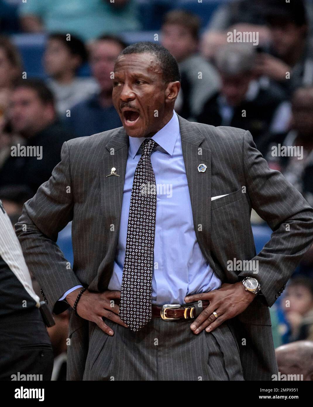 Toronto Raptors head coach Dwane Casey yells to his players in the ...