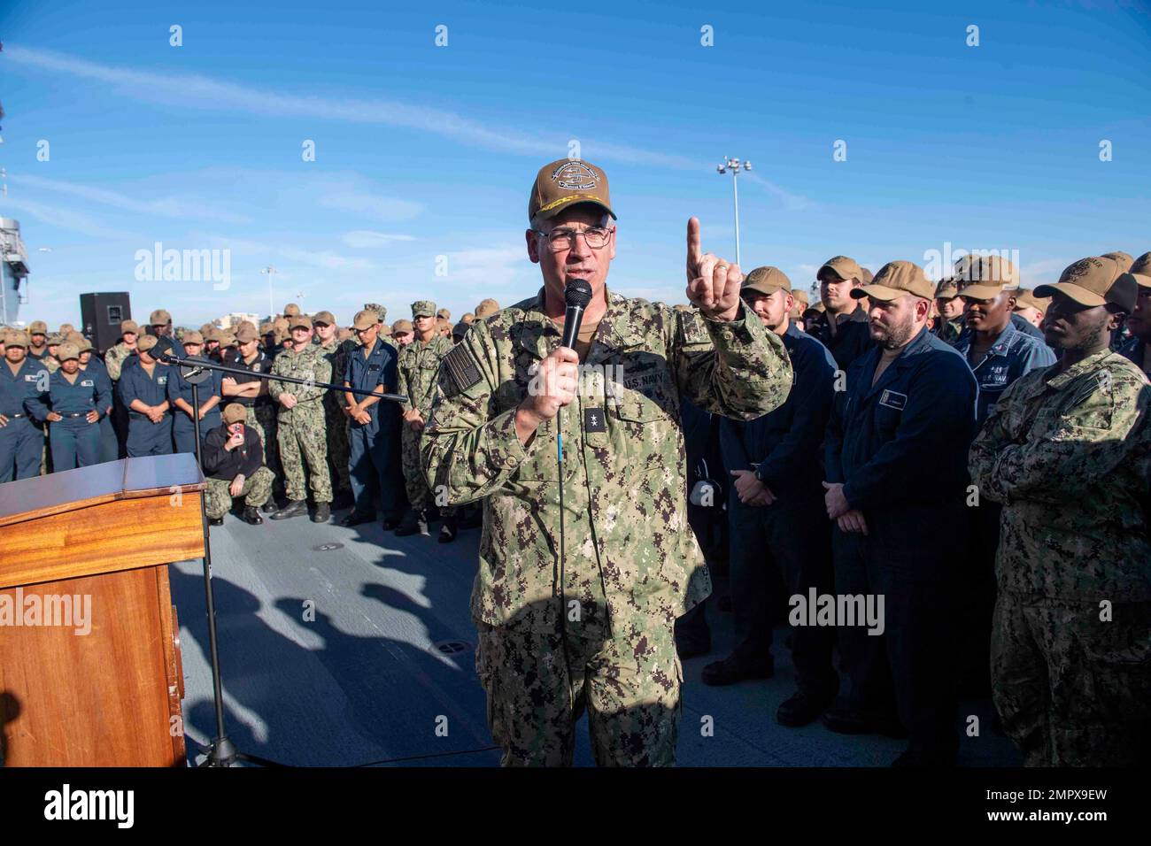 SAN DIEGO (Nov. 22, 2022) – Rear Adm. James Kirk, commander ...