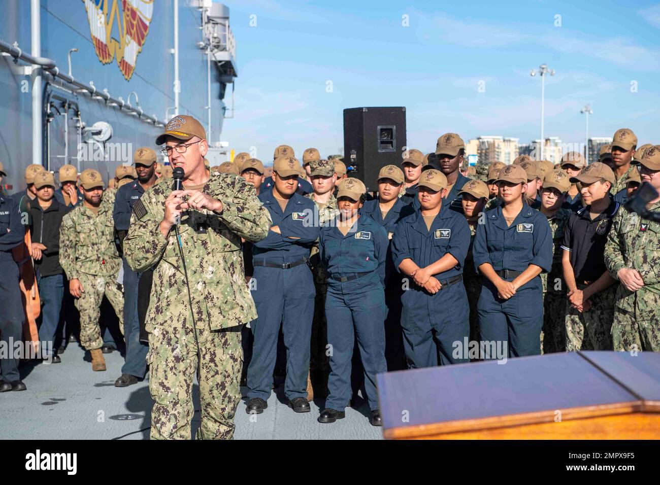 SAN DIEGO (Nov. 22, 2022) – Rear Adm. James Kirk, commander ...
