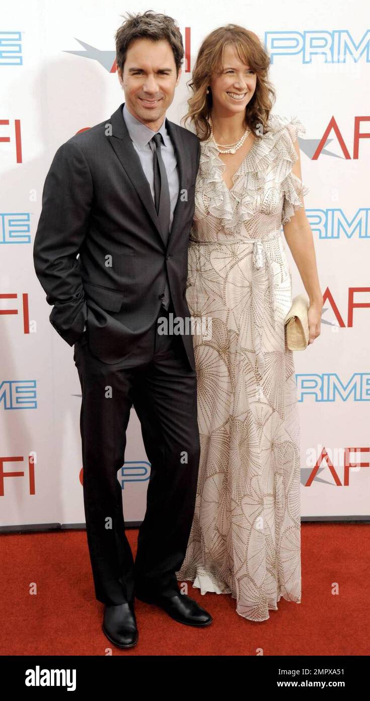 Eric McCormack and Janet Leigh Holden at The 37th AFI Lifetime ...