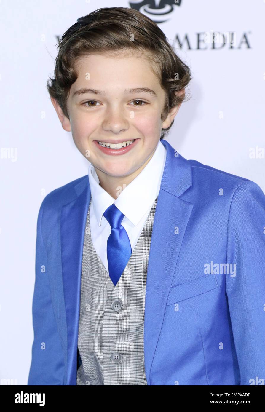Noah Jupe arrives at the LA Premiere of "Wonder" at the Regency Village ...