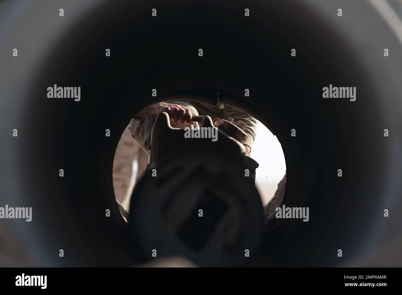 A U.S. Army Explosive Ordnance Disposal team member from the 363rd EOD ...