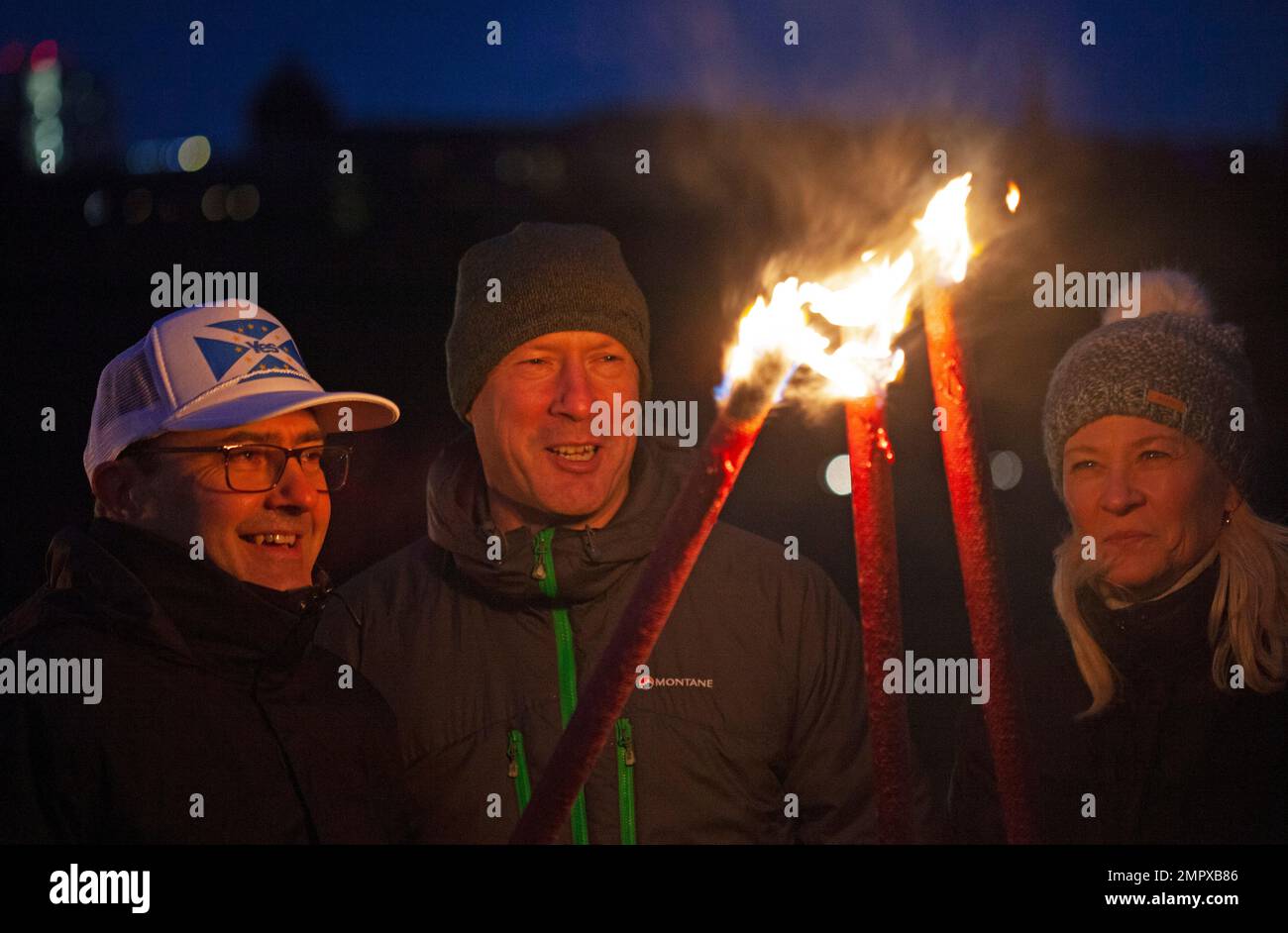 Torch light procession rally hi-res stock photography and images - Alamy