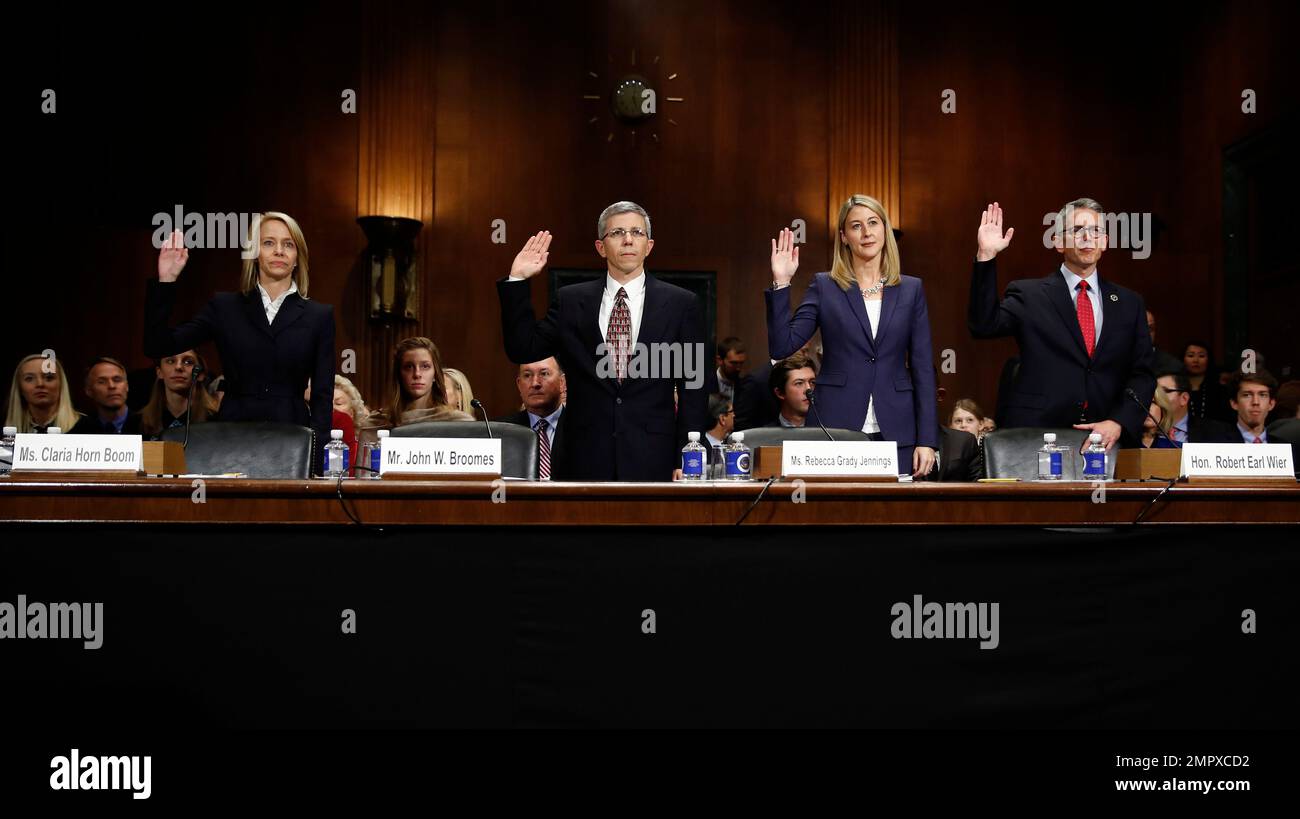 From left, Claria Horn Boom, nominated to be United States District ...