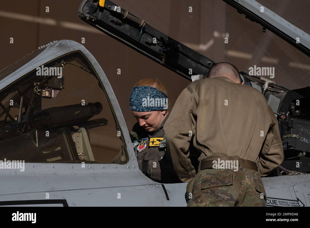 U.S. Air Force 1st Lt. Abigail Carter, 357th Fighter Squadron A-10 ...
