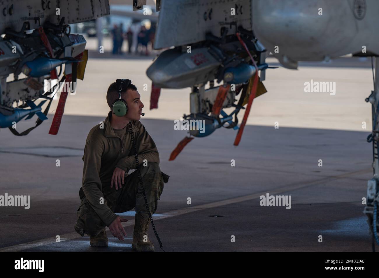U.S. Air Force Airman 1st Class Logan Lantz, 357th Fighter Generation ...