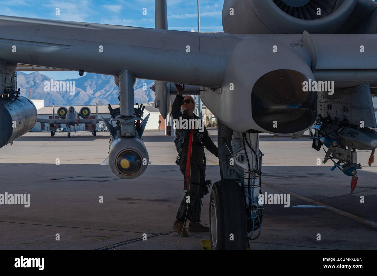 U.S. Air Force 1st Lt. Abigail Carter, 357th Fighter Squadron A-10 ...