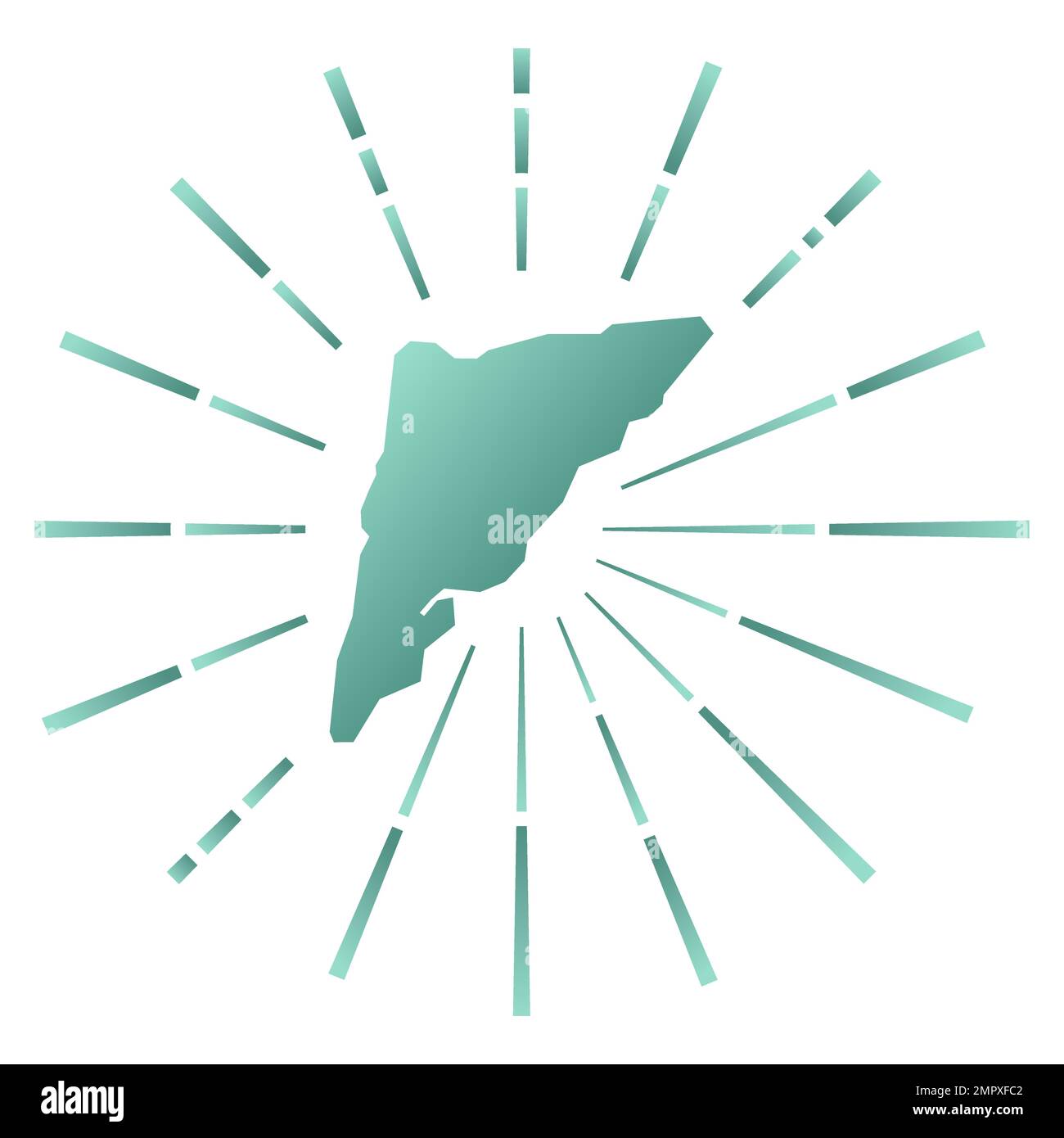 Turks and caicos islands vector outline map hi-res stock photography ...