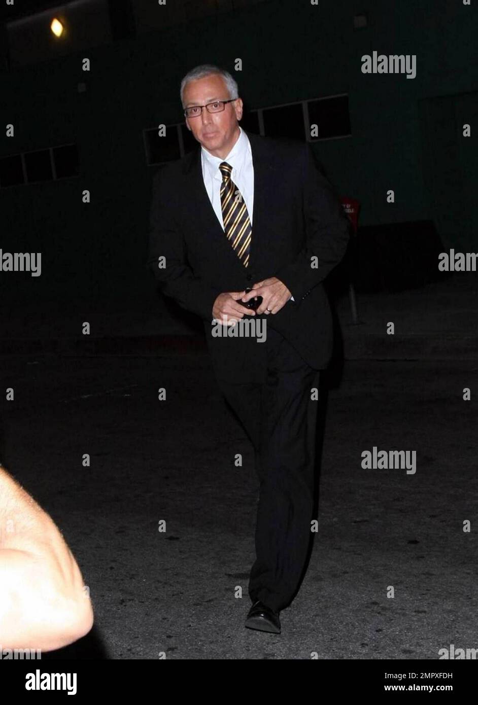 Dr Drew Pinski attends the memorial for DJ AM at the Palladium in ...