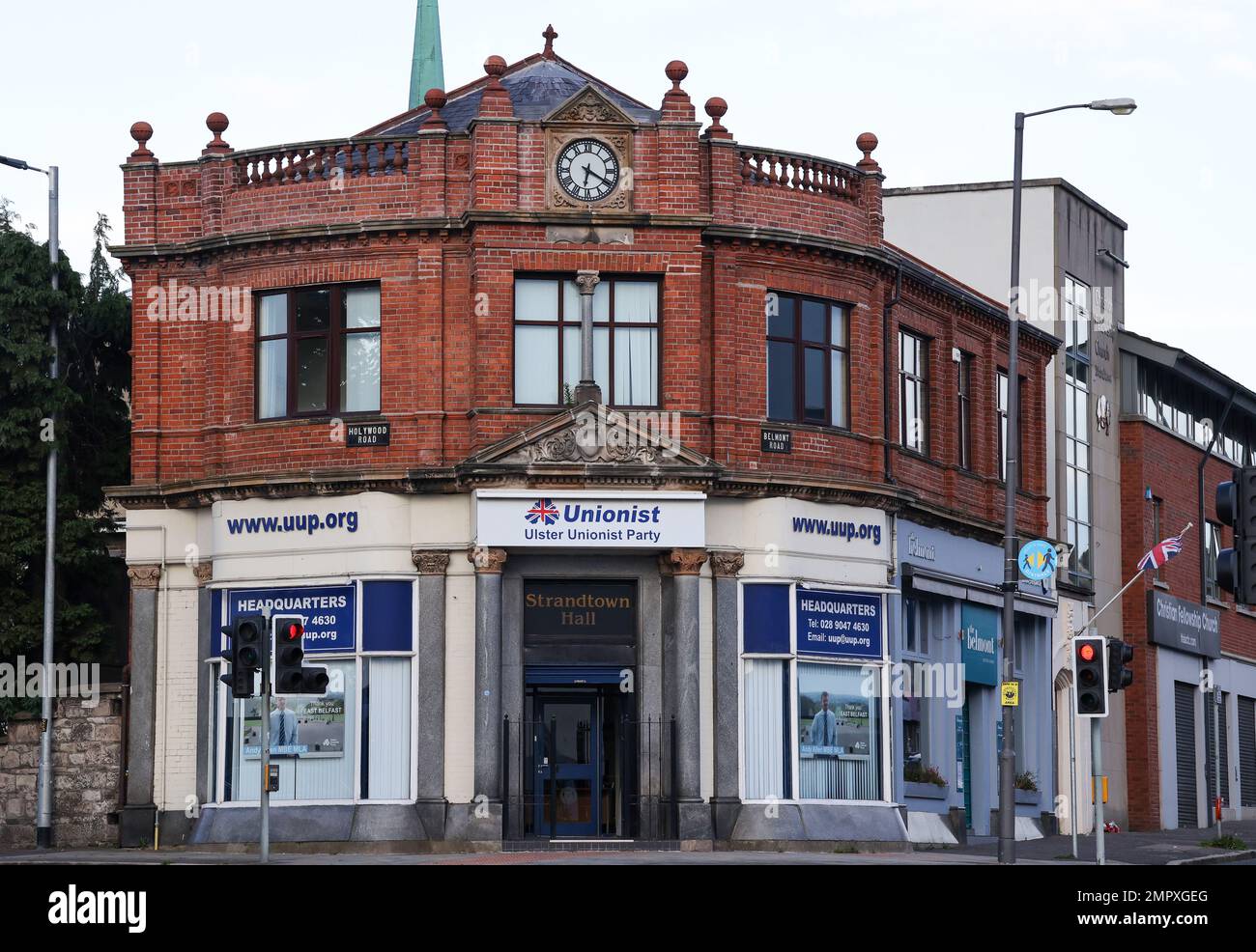 Ulster Unionist Party Headquarters and offices east Belfast. Ulster ...