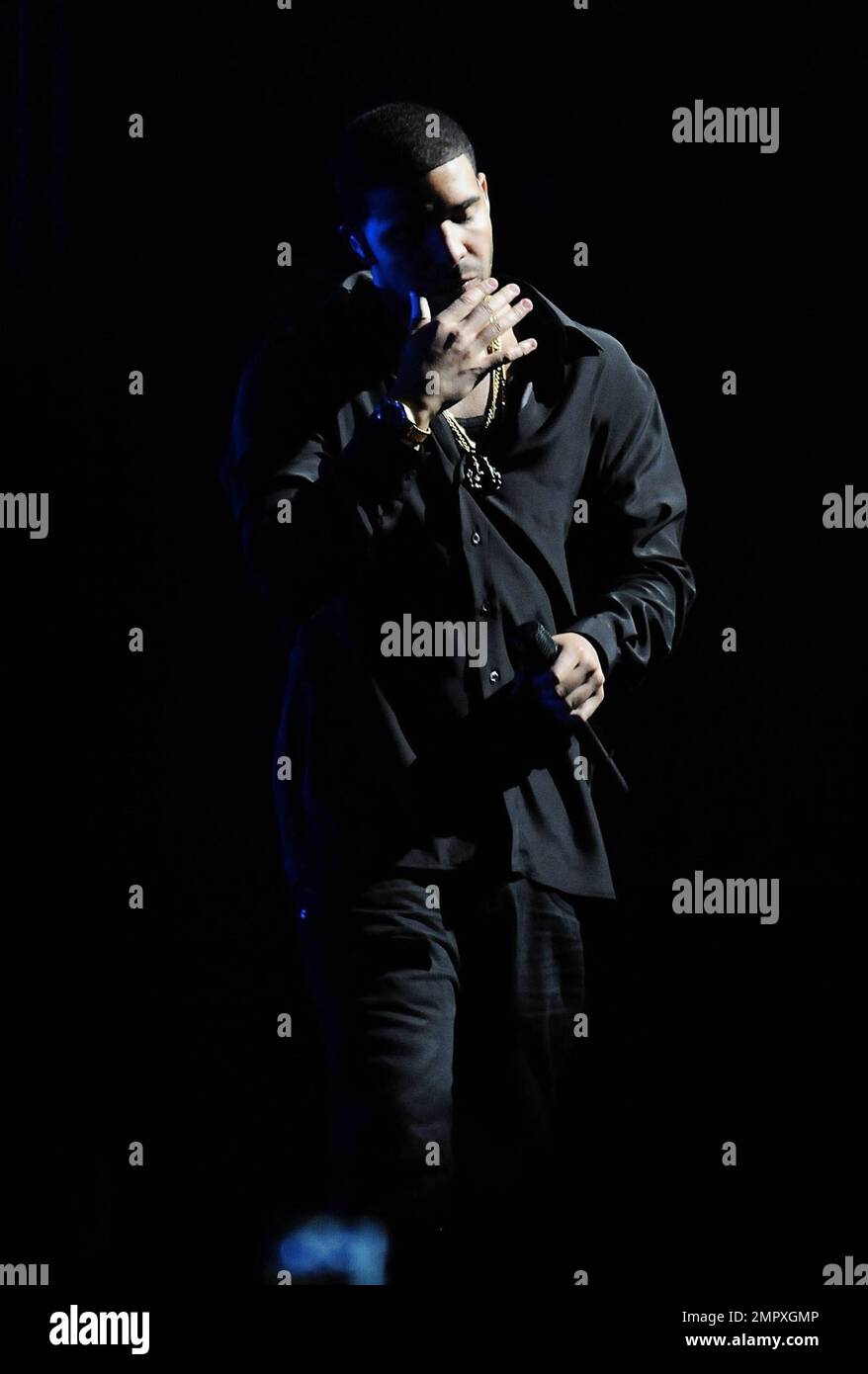 Canadian Rap artist Drake performs live on Valentine's Day on opening ...