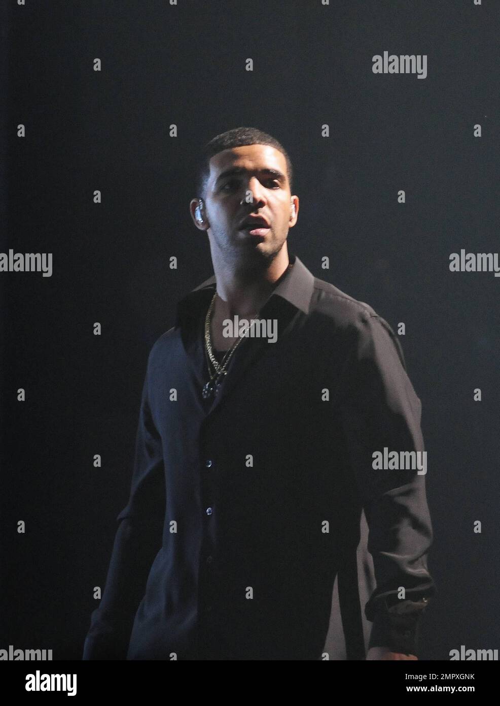 Canadian Rap artist Drake performs live on Valentine's Day on opening ...