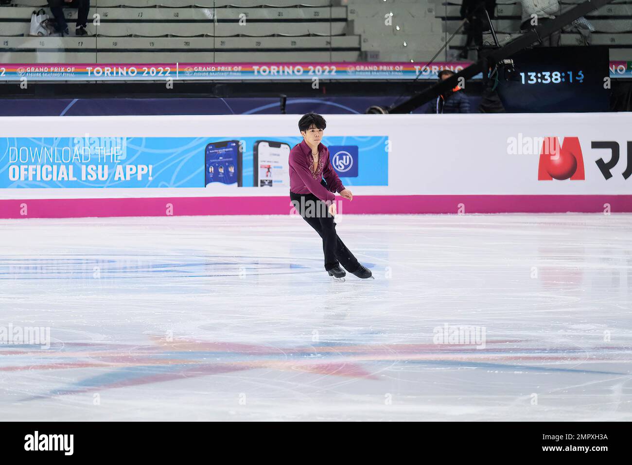 Shun Sato (JPN) performs during the Senior Men - Free Skating of the ...