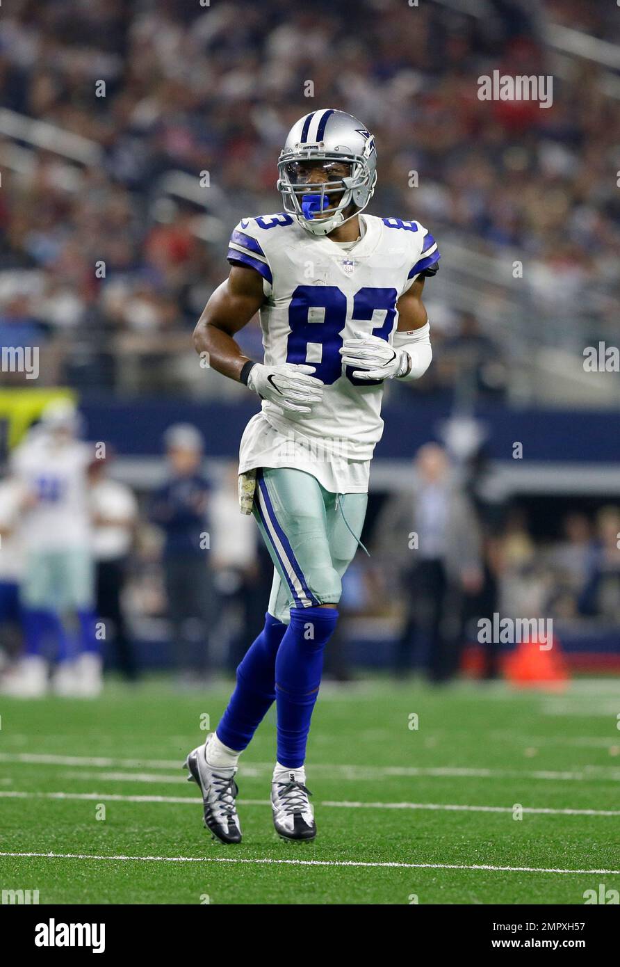 Dallas Cowboys' Terrance Williams (83) jogs across the field during an ...