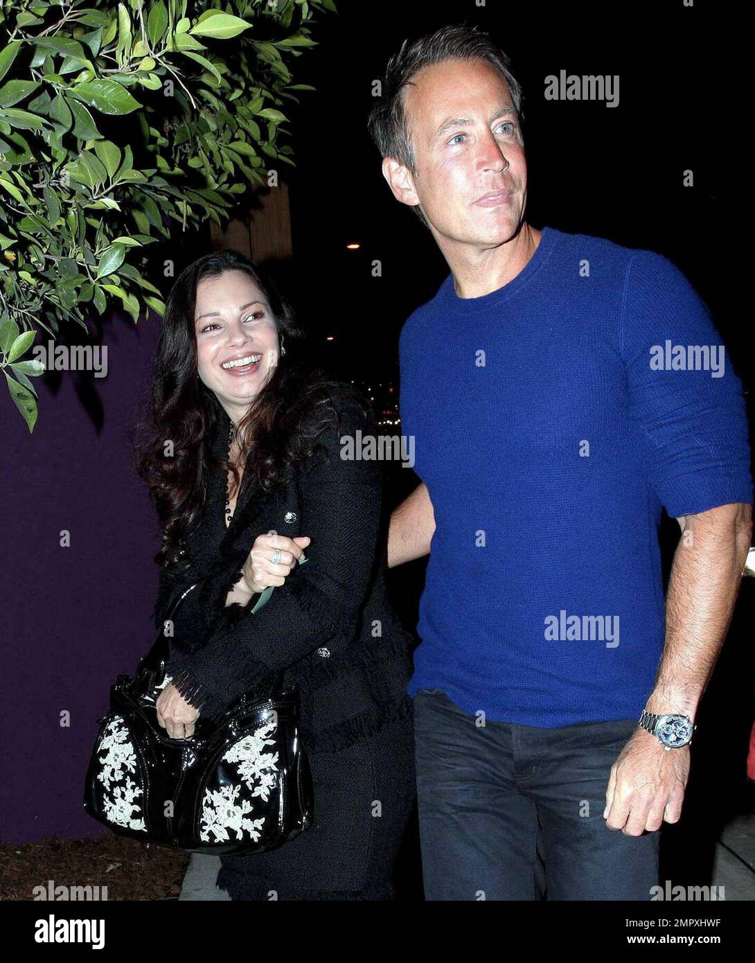 Actress Fran Drescher and husband help celebrate the grand opening of Nobu in Los Angeles, Ca. 3 ...