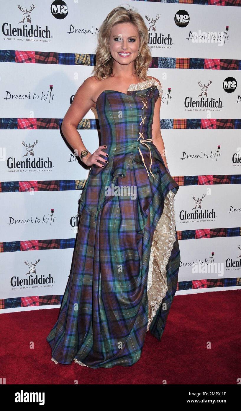 Courtney Friel arrives to the 8th annual "Dressed To Kilt" Charity ...