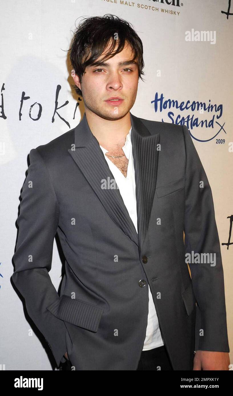 Ed Westwick attends the 6th Annual Dressed To Kilt fashion show in New ...