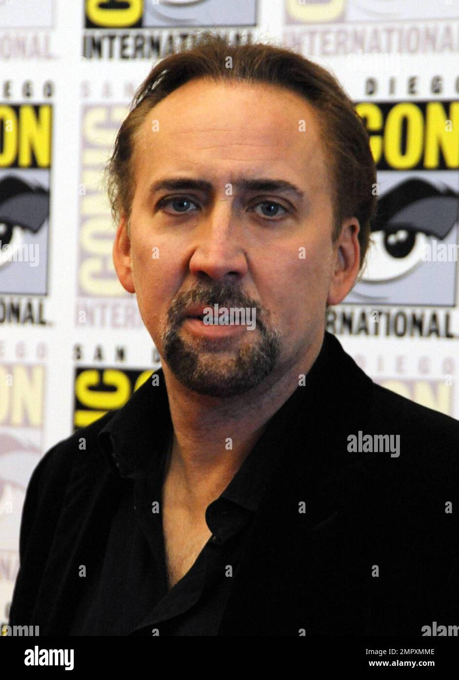 Nicolas Cage promoting "Drive Angry" at Comic-Con in San Diego, CA. 7 ...